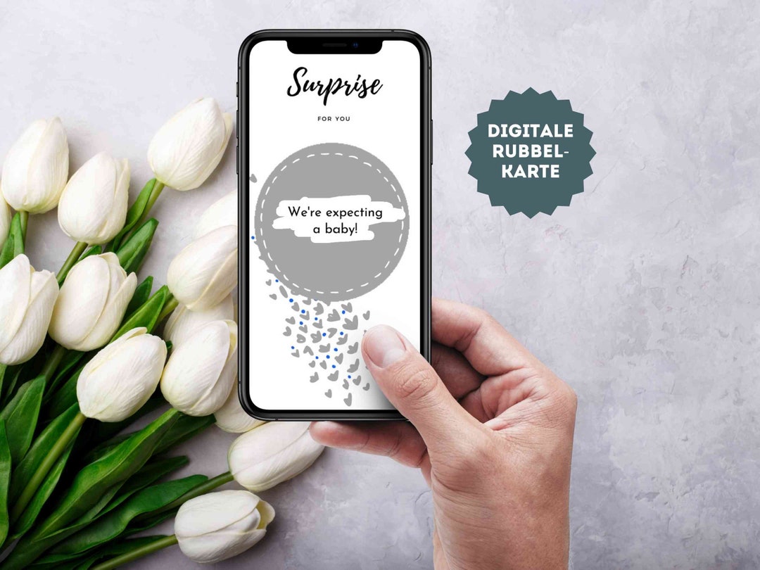 Ecard Digital Animated Scratch off Card Customized Text, Surprise ...
