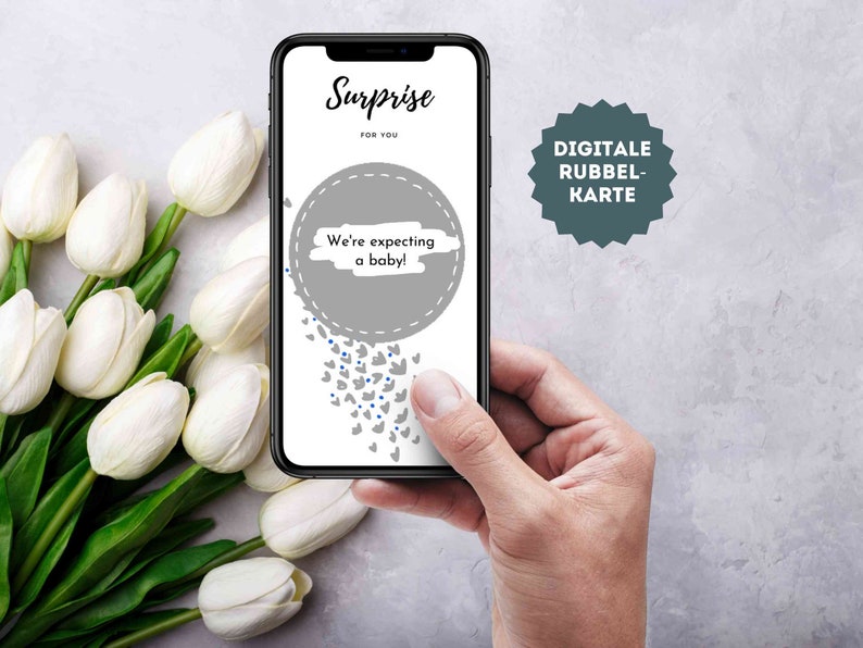 Ecard Digital Animated Scratch off Card Customized Text, Surprise ...