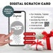 Ecard Digital Scratch off Card Surprise, Announcement, Custom Text ...