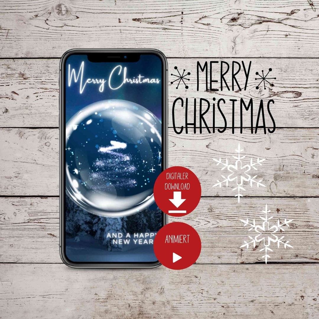 Ecard Animated Digital Christmas Card Greeting Card With Animated ...