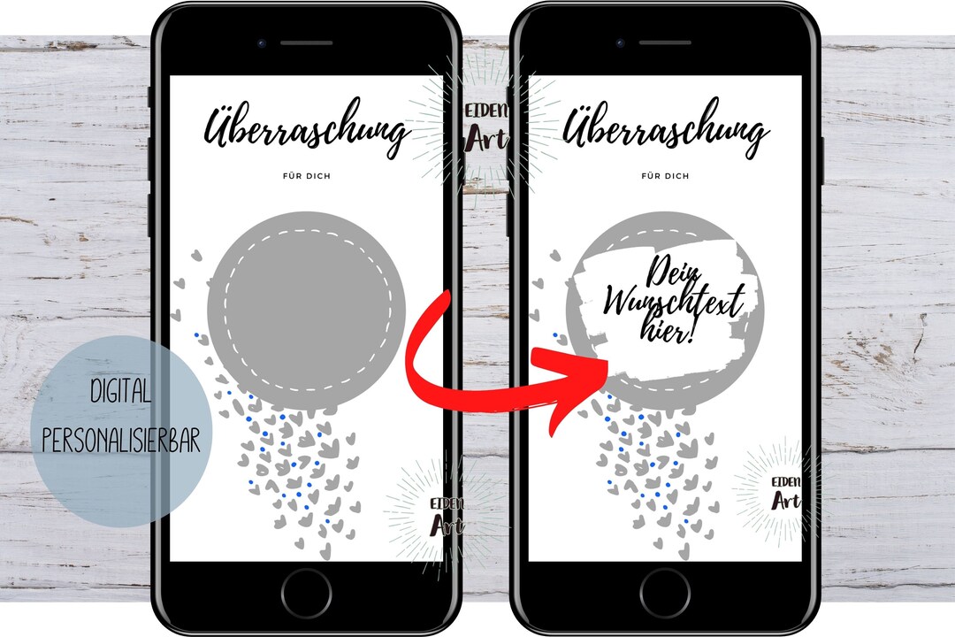 Ecard Digital Animated Scratch off Card Customized Text, Surprise ...
