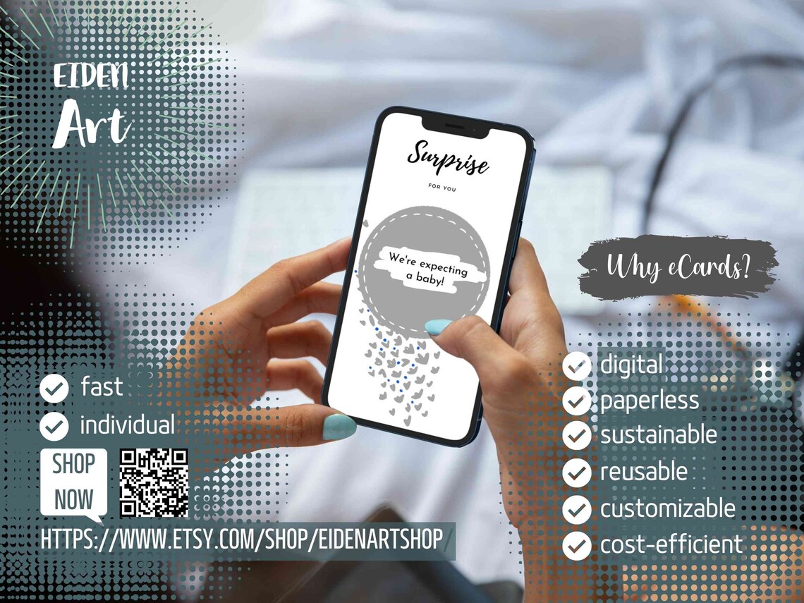 Ecard Digital Scratch off Card Surprise, Announcement, Custom Text ...