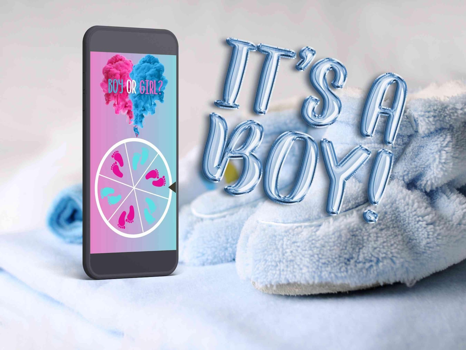 Boy or Girl - Digital Spin the Wheel Gender Reveal Game as Wheel of ...