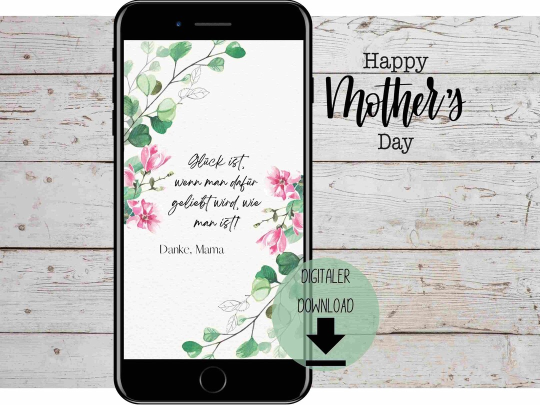 Ecard Digital Greeting Card for Mother's Day Whatsapp, Email, Messenger ...