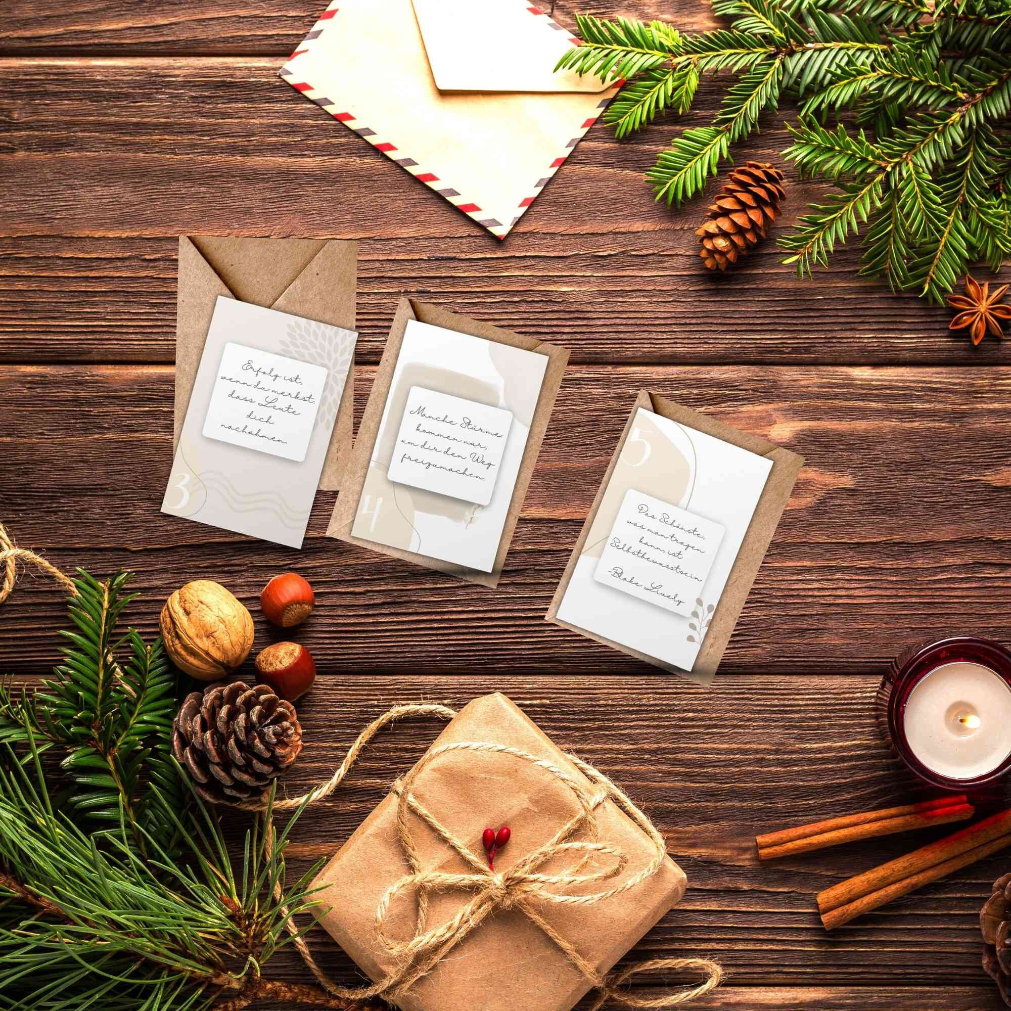 Advent Calendar Positive Affirmations Motivation and - Etsy