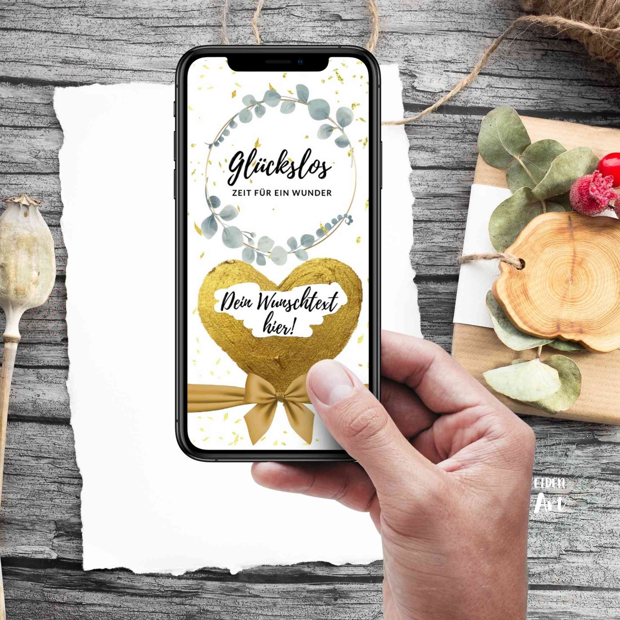 Ecard Digital Scratch off Card Lucky Ticket, Announcement With Custom ...