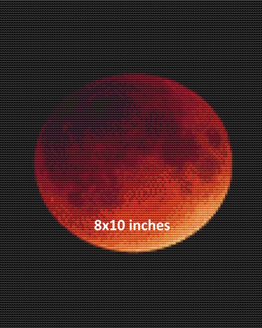 Blood Moon Cross Stitch Pattern - Etsy