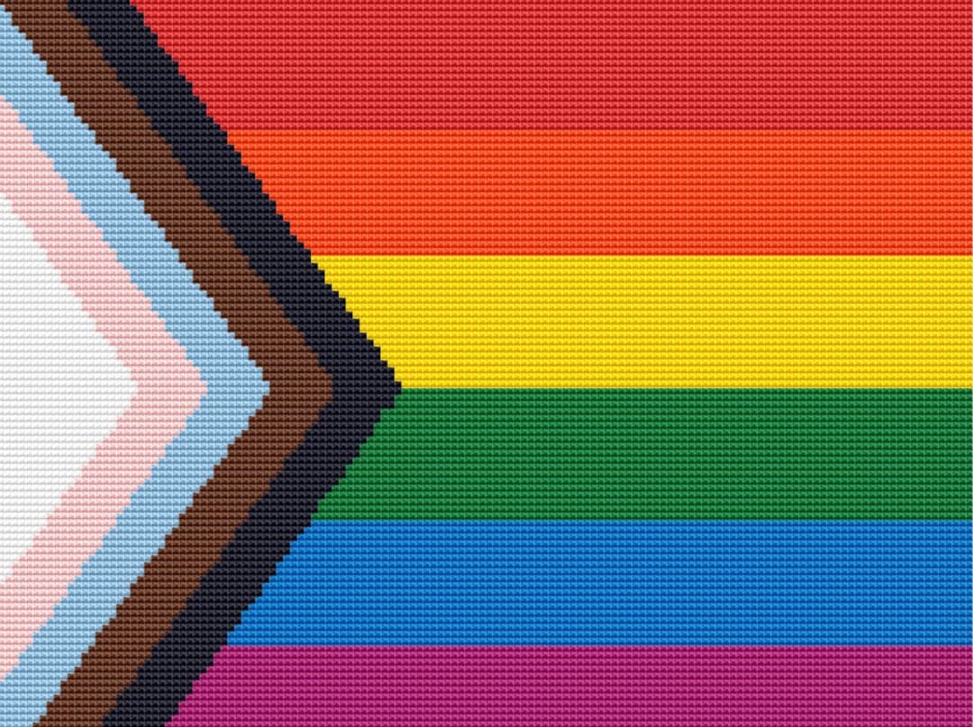 Pride Flag Cross Stitch Pattern - Etsy
