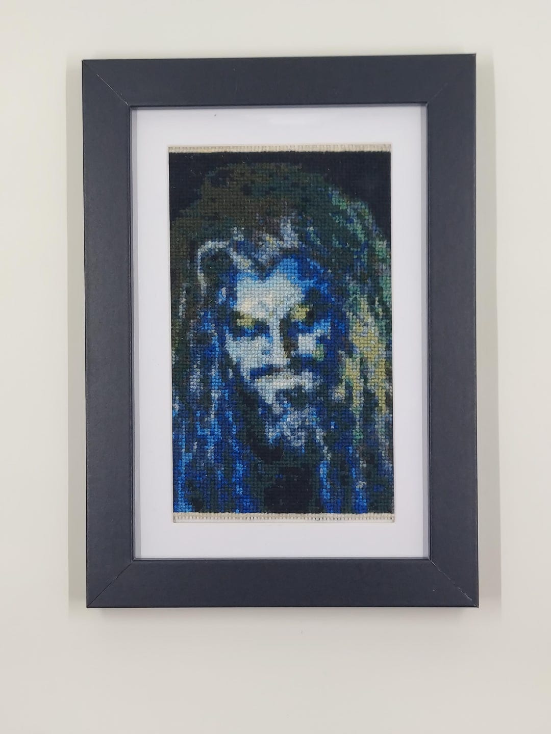 Rob Zombie Completed Cross Stitch | Wall Decor - Etsy