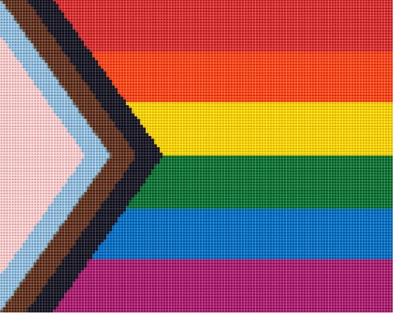Pride Flag Cross Stitch Pattern | Etsy
