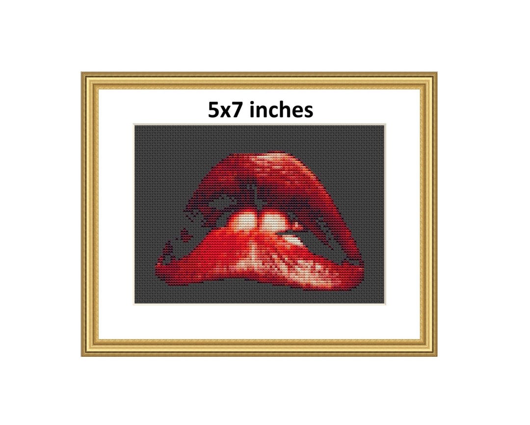 5x7" RHPS Lips | Let There Be Lips | Digital Download | PDF - Etsy