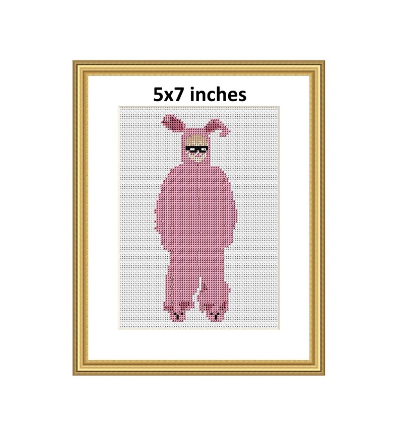 5x7" Ralphie Bunny Suit Cross Stitch Pattern | Digital Download | PDF ...
