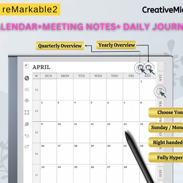 Remarkable 2 Templates - Etsy UK
