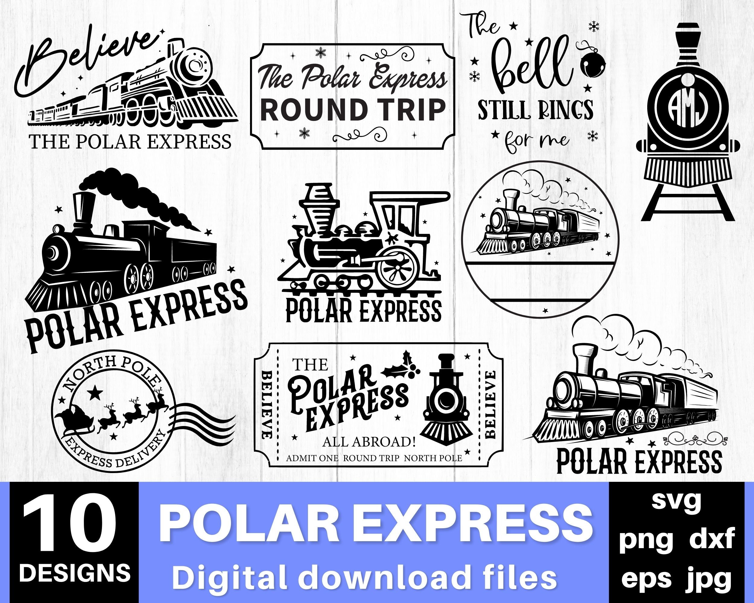 Polar Express Clip Art Ticket