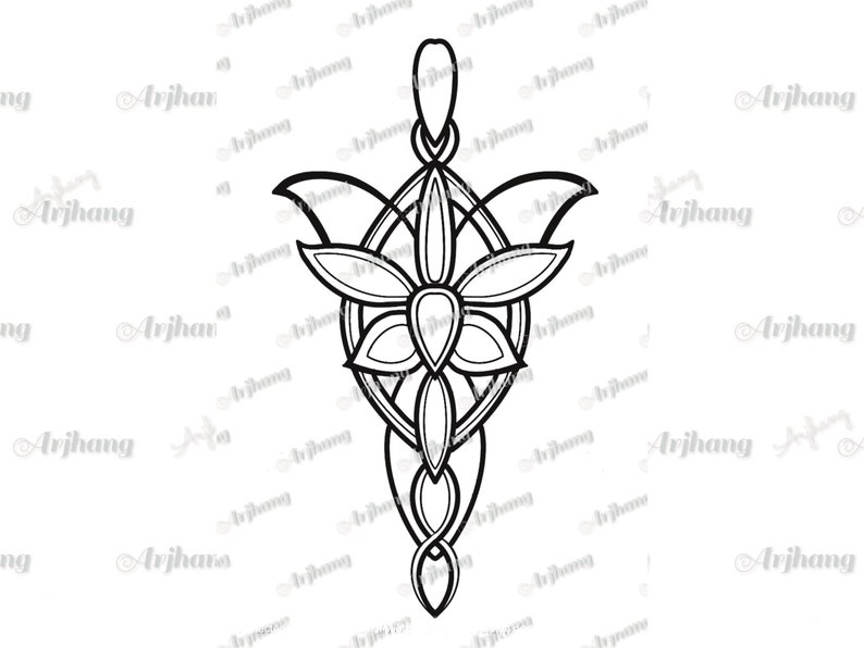 Lord of the Rings Arwen Evenstar Elvish Object, Hobbit, Lord of the ...