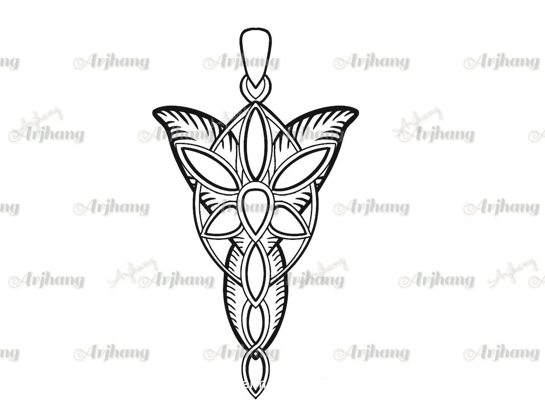 Lord of the Rings Arwen Evenstar Elvish Object, Hobbit, Lord of the ...