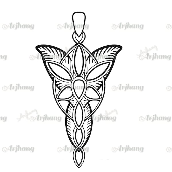 Lord of the Ring Arwen Evenstar Necklace - Etsy