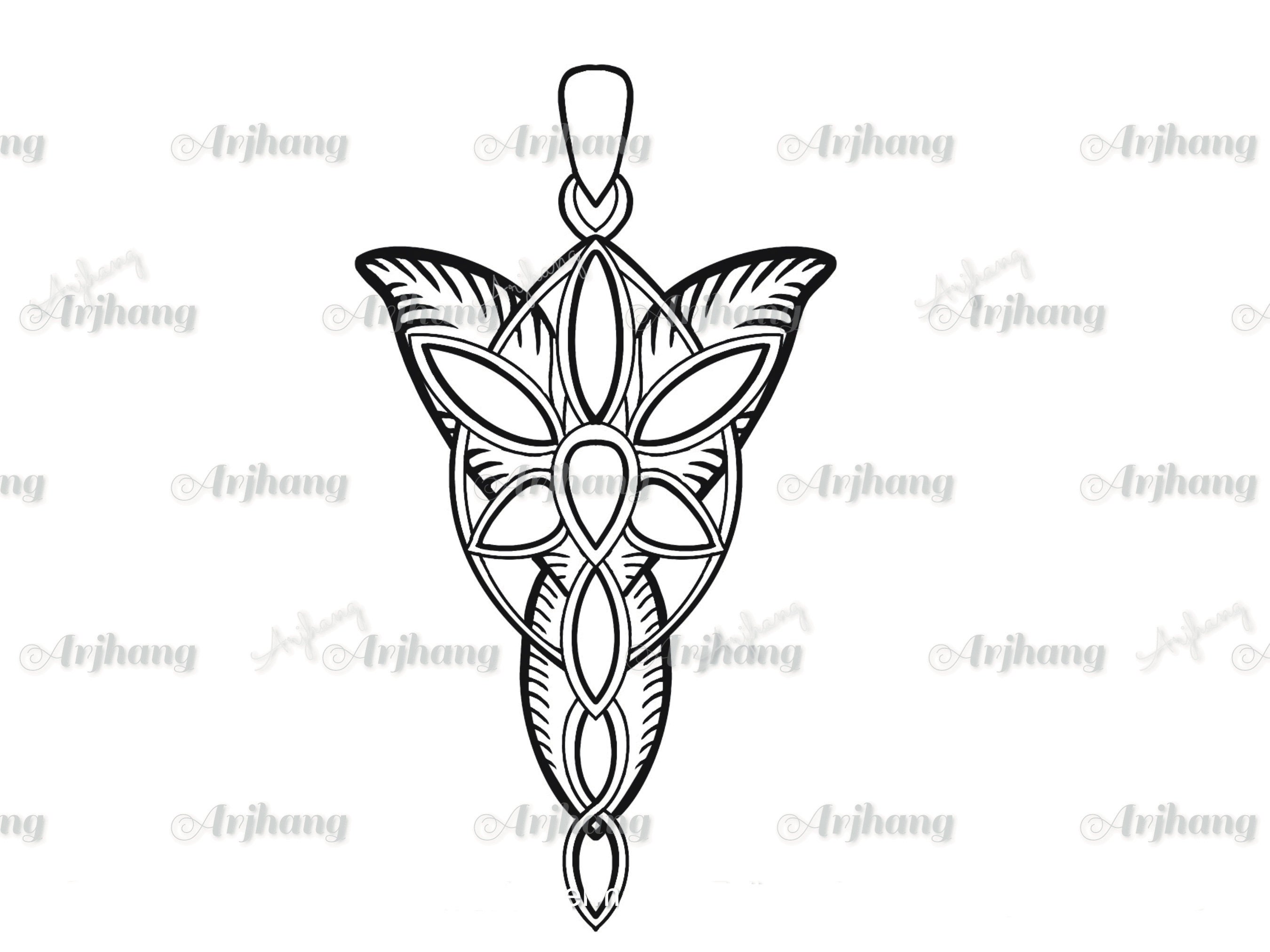 Lord of the Rings Arwen Evenstar Elvish Object, Hobbit, Lord of the ...