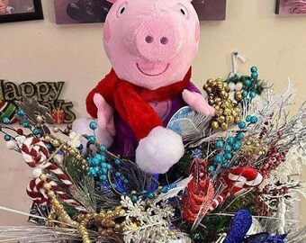 Pig Tree Topper - Etsy