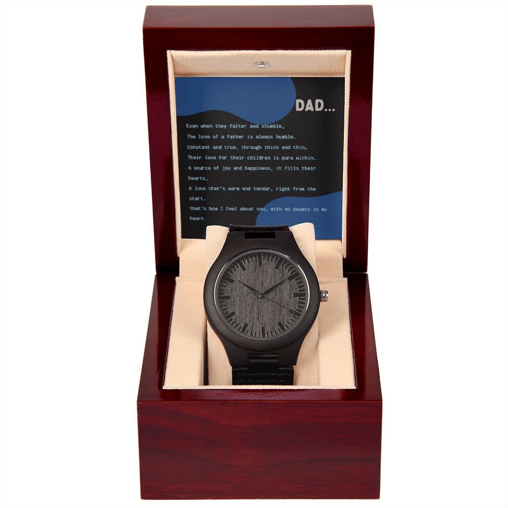 The Watch for Dad Poem on Message Card - Etsy