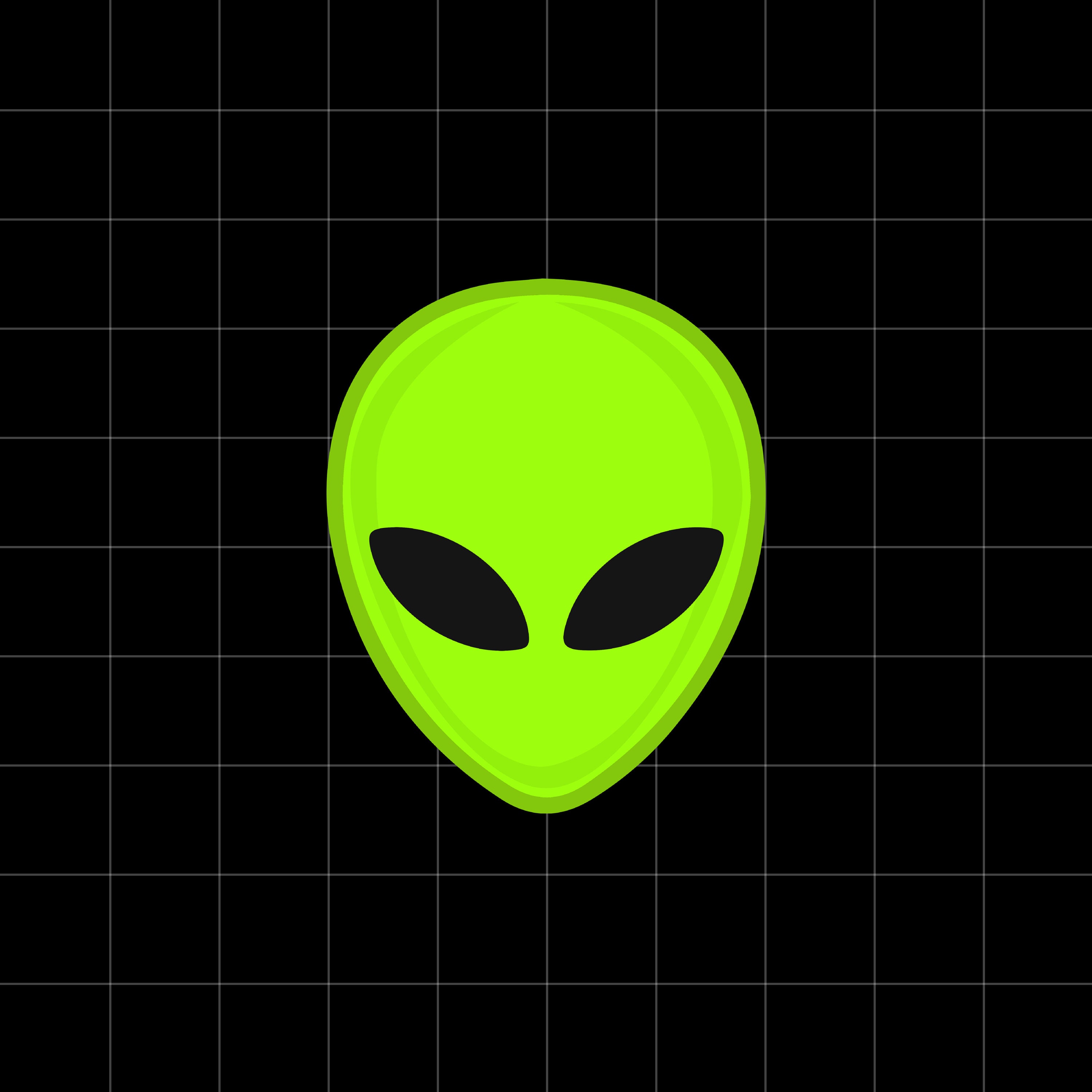 Alien Head PNG Digital Download - Etsy