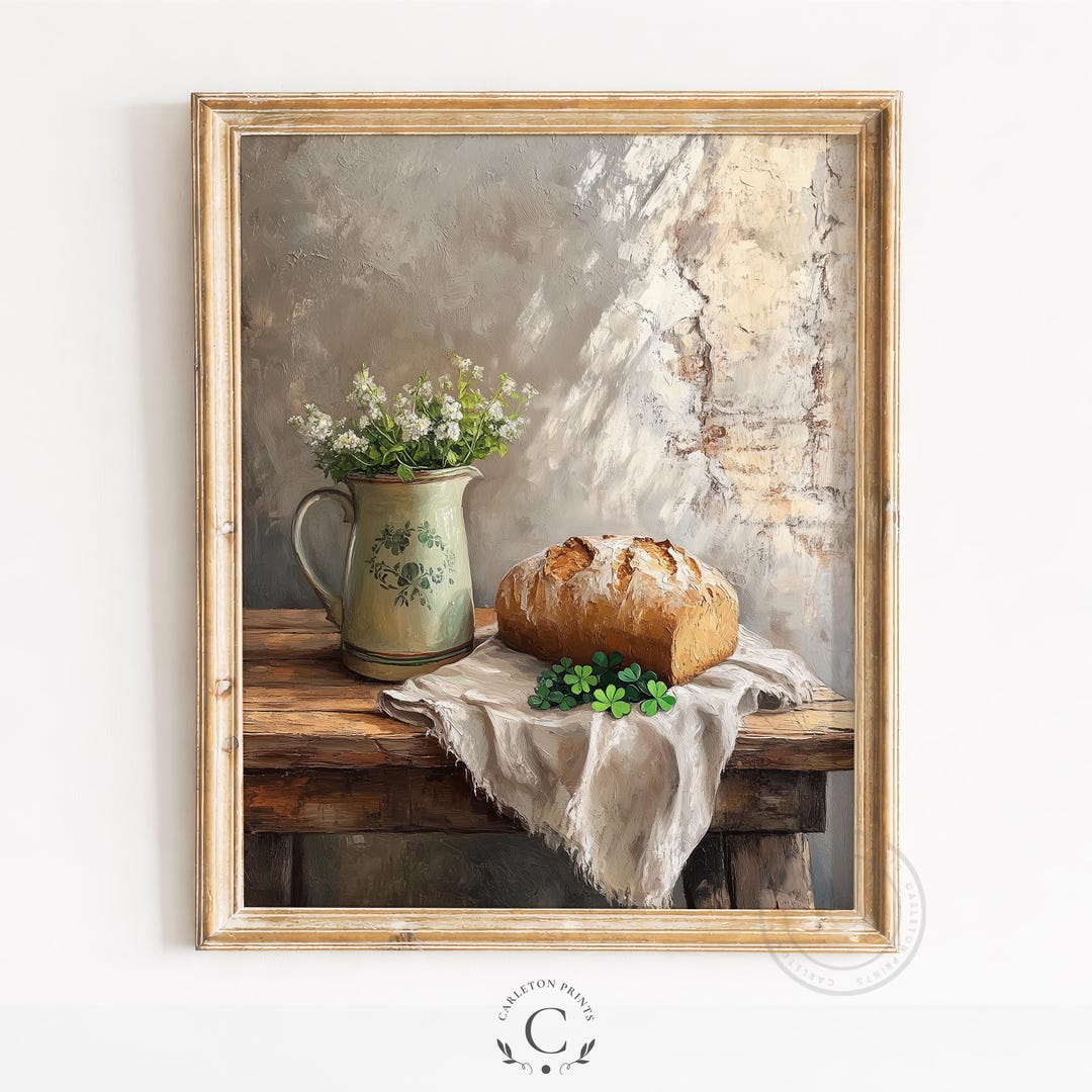 Rustic Irish Still Life Art - St. Patrick’s Day Printable, Vintage ...