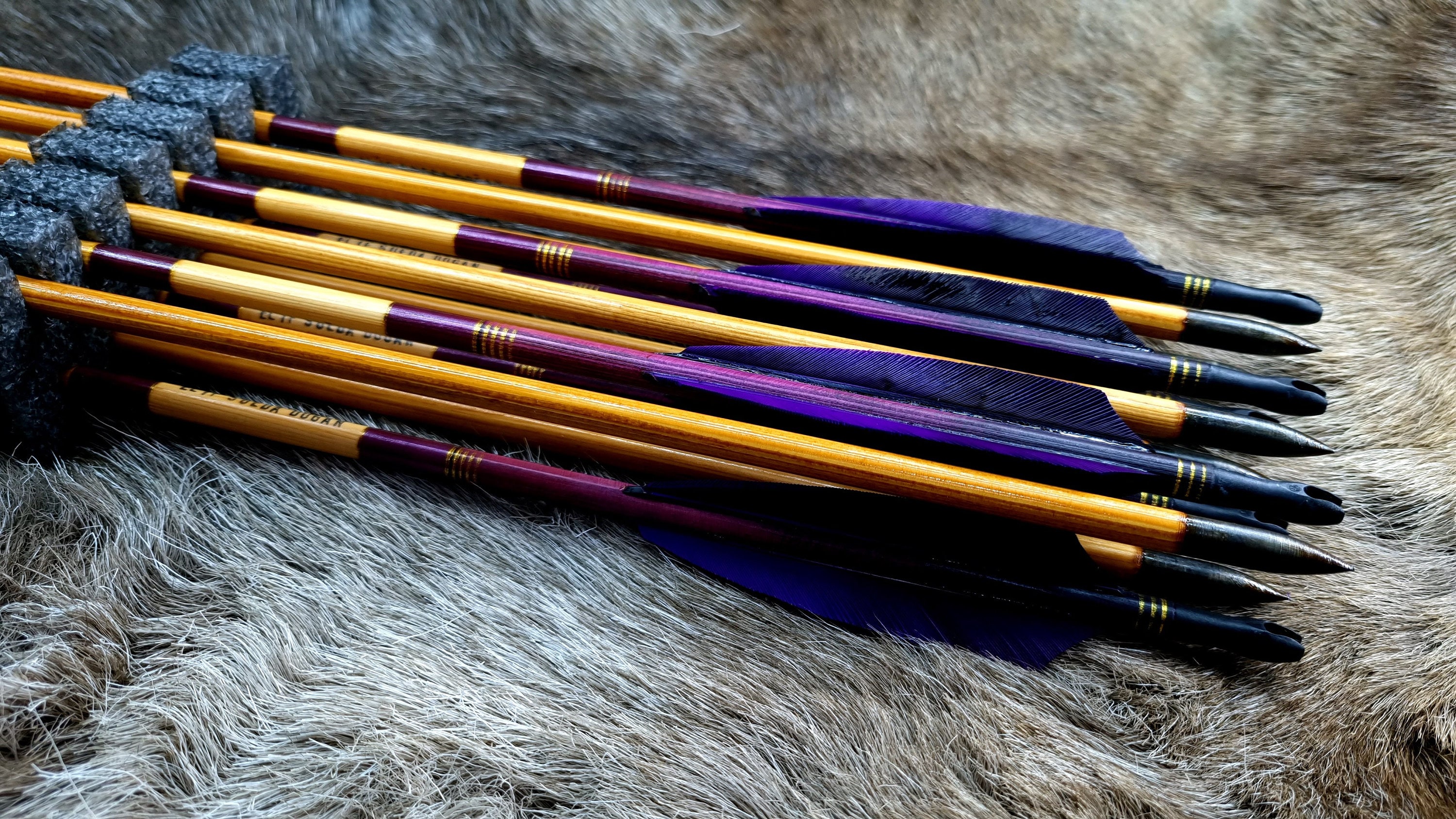 Traditional Arrows. 12 Piece. (okcubekir Design Parallel Shafts ) - Etsy