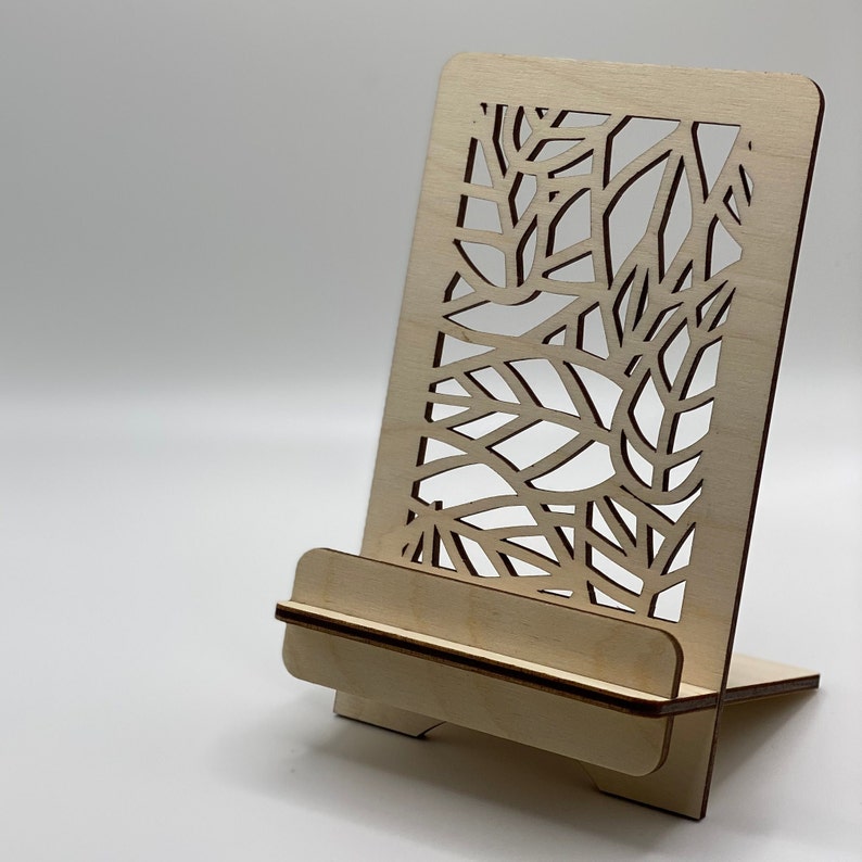 Wooden Phone Stand Laser Cut Phone Standcell Phone Stand - Etsy