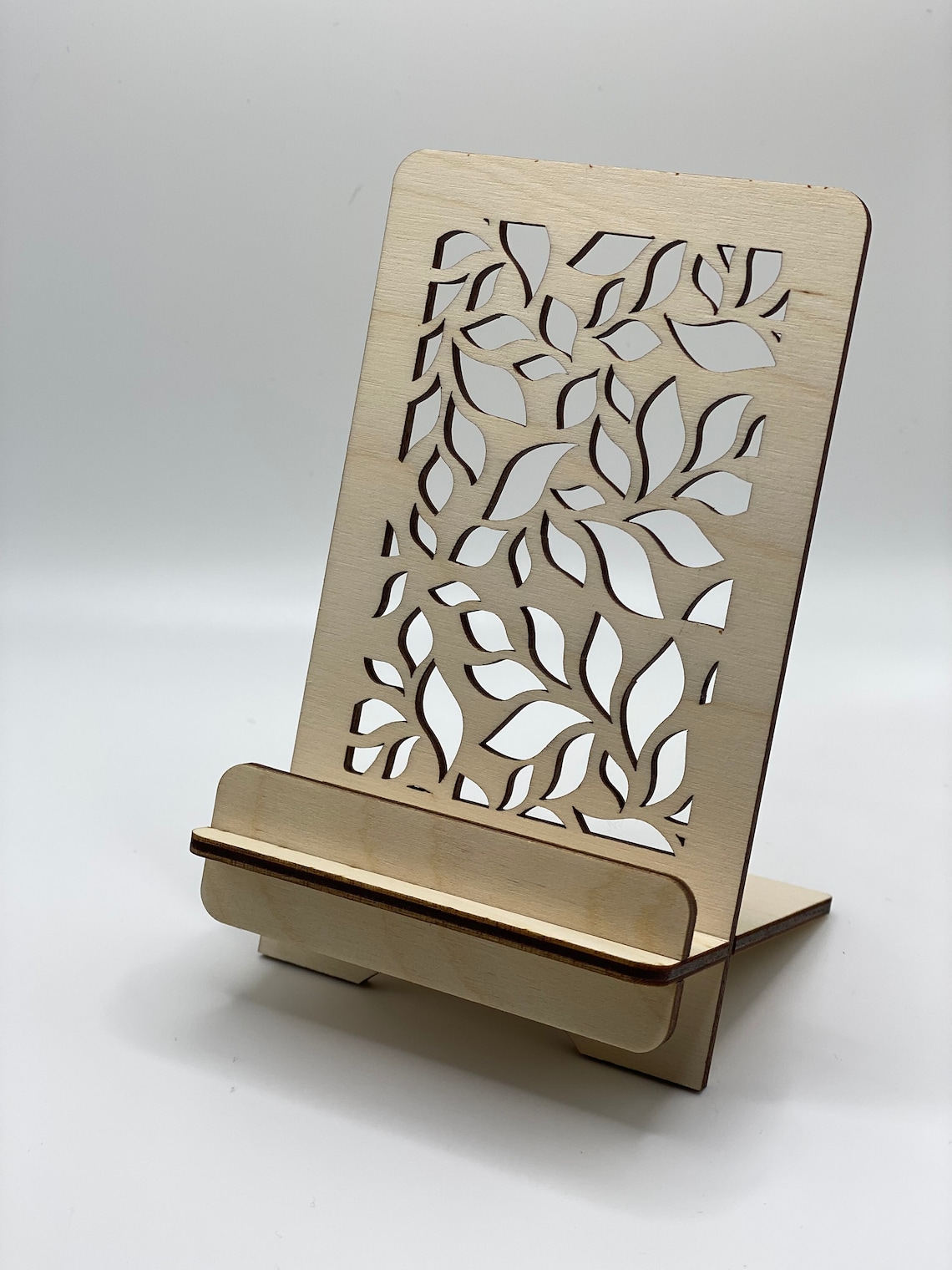 Wooden Phone Stand Laser Cut Phone Standcell Phone Stand - Etsy