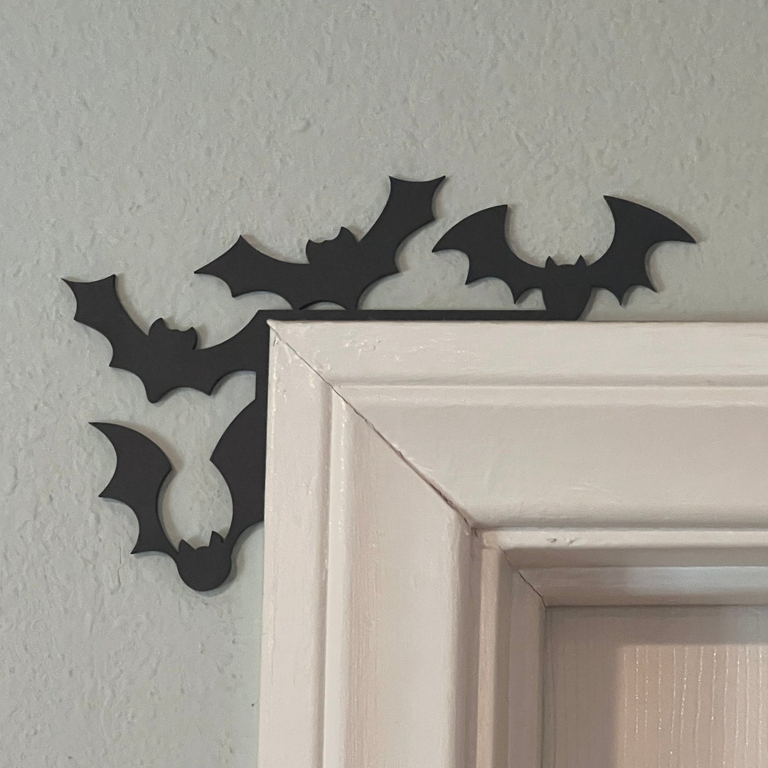Halloween Door Toppers, Halloween Bats Door Trim Topper, Halloween Door ...