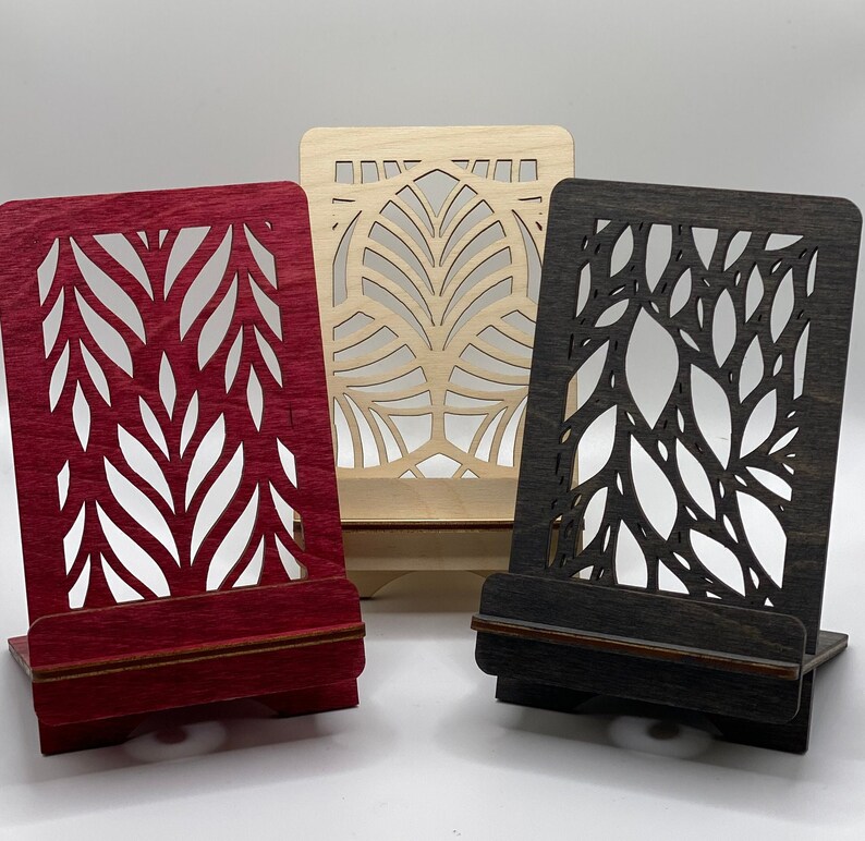 Wooden Phone Stand Laser Cut Phone Standcell Phone Stand - Etsy