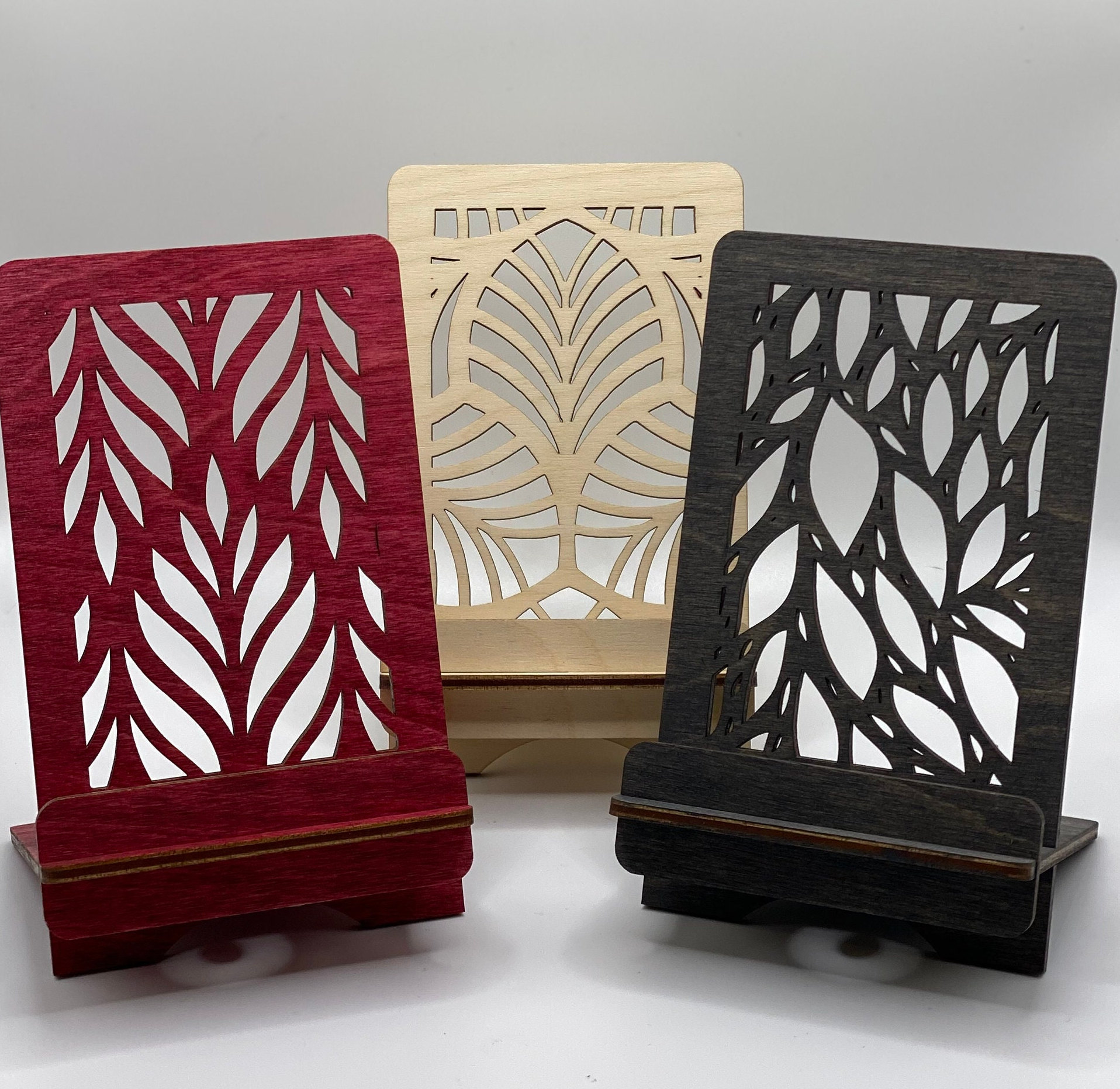 Wooden Phone Stand Laser Cut Phone Standcell Phone Stand - Etsy
