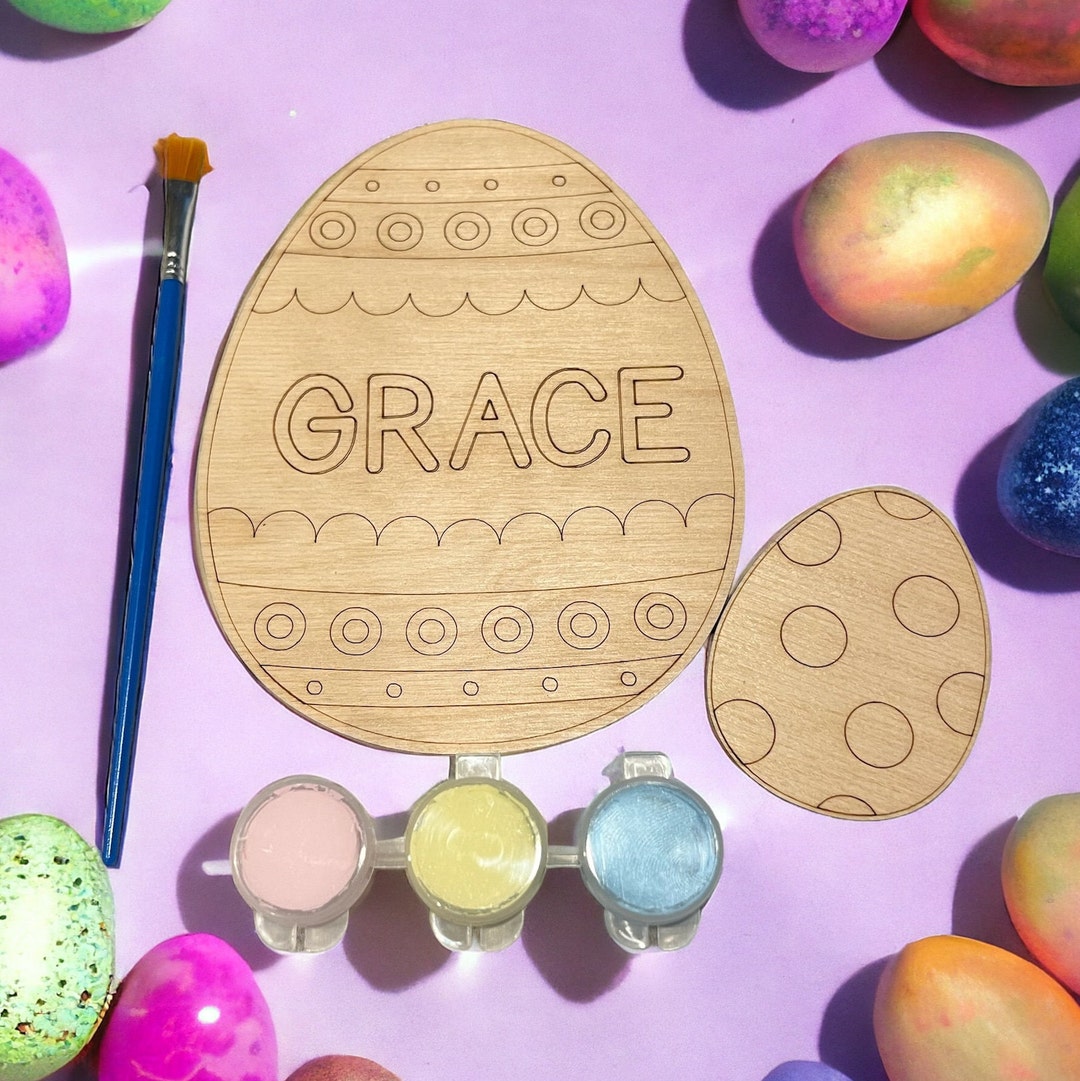 Personalized Easter DIY Paint Kit, Easter Egg Paint Kit, Easter DIY ...