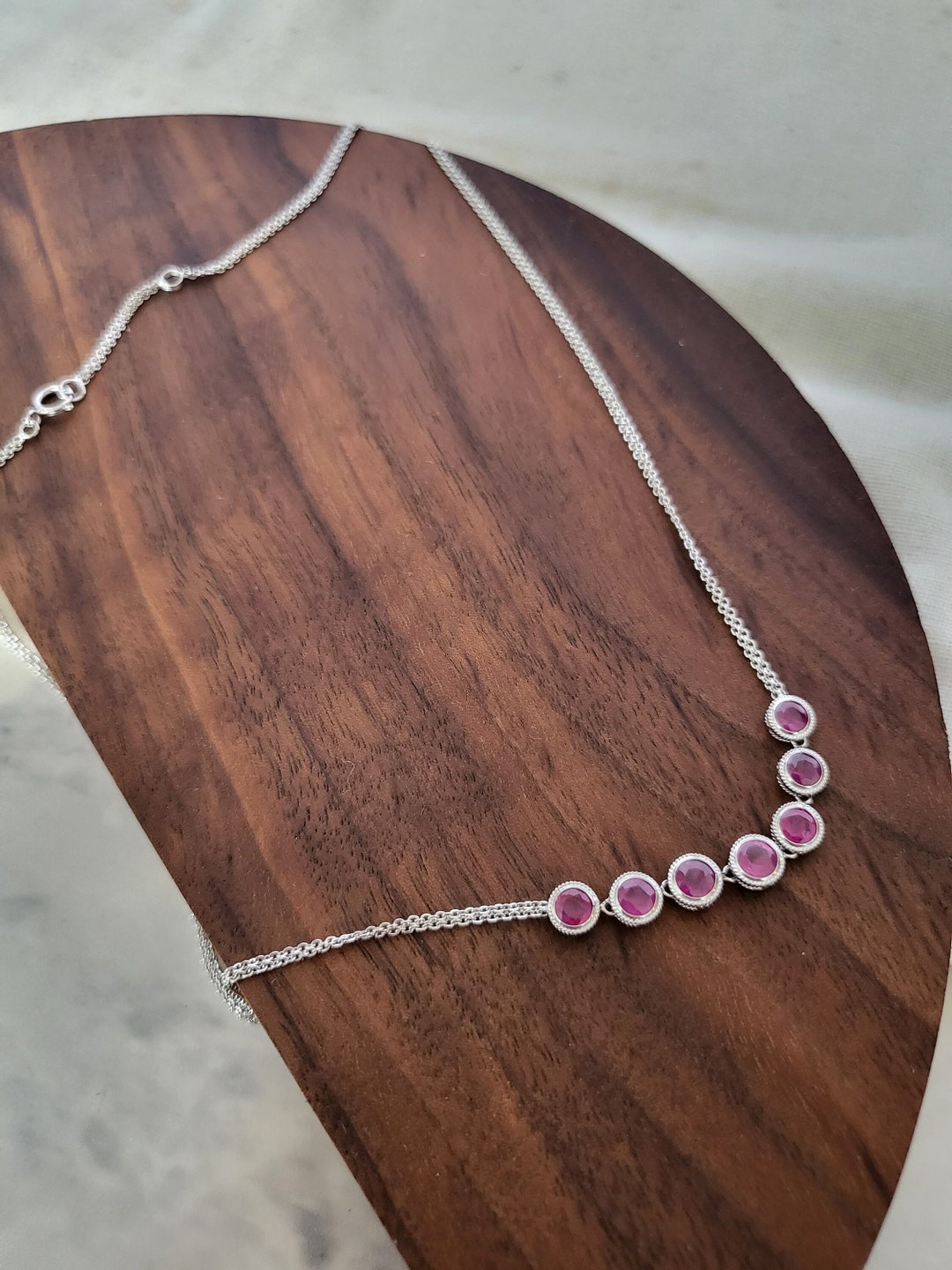 Thai Design 18k Natural Red Burma Burmese Ruby Solid White Gold ...