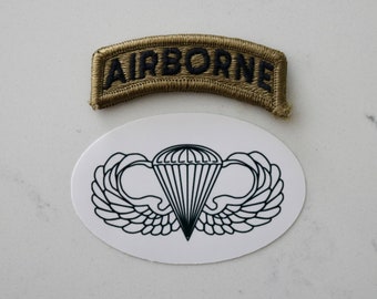 Airborne Wings Sticker - Etsy