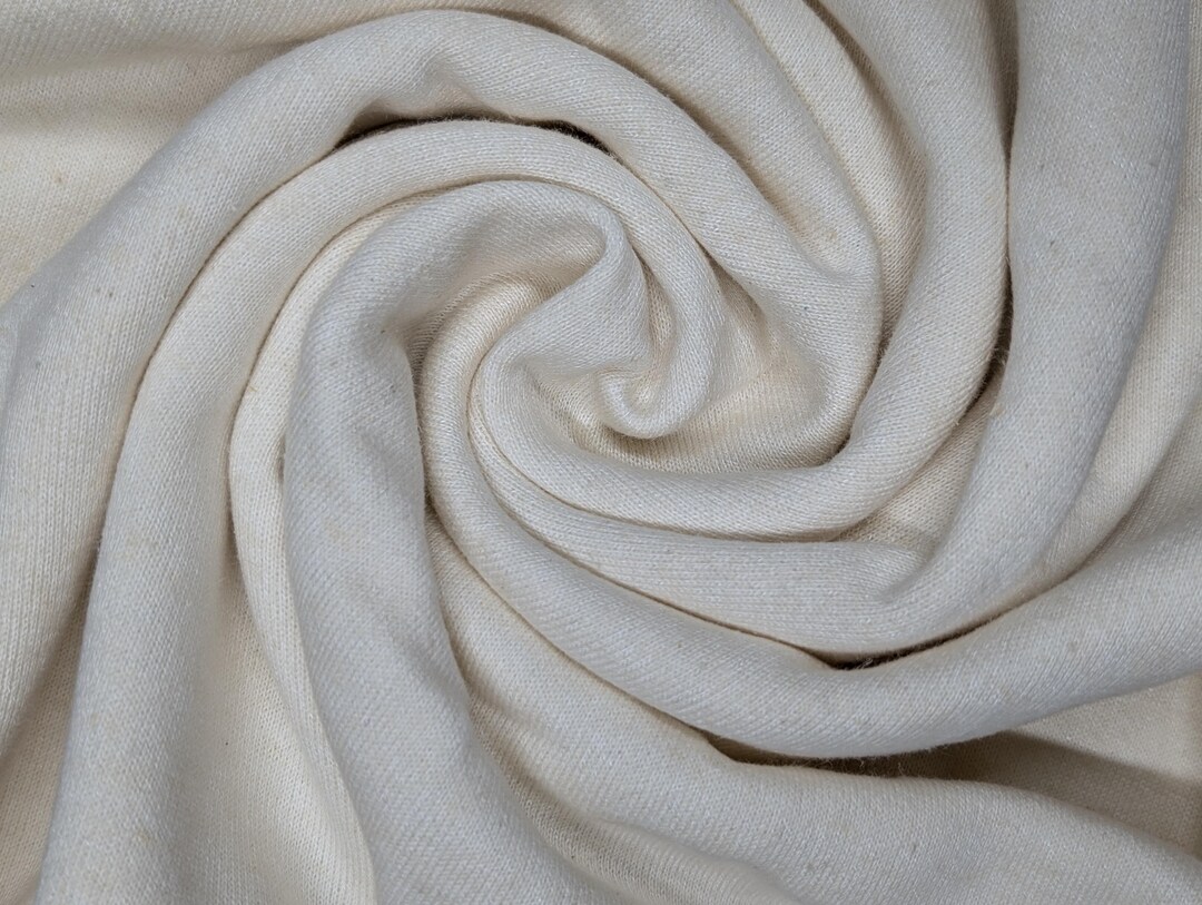 Raw Fleece Fabric 24 X 16 Cm Eco-friendly Hemp Fleece 55% Bamboo 45 ...