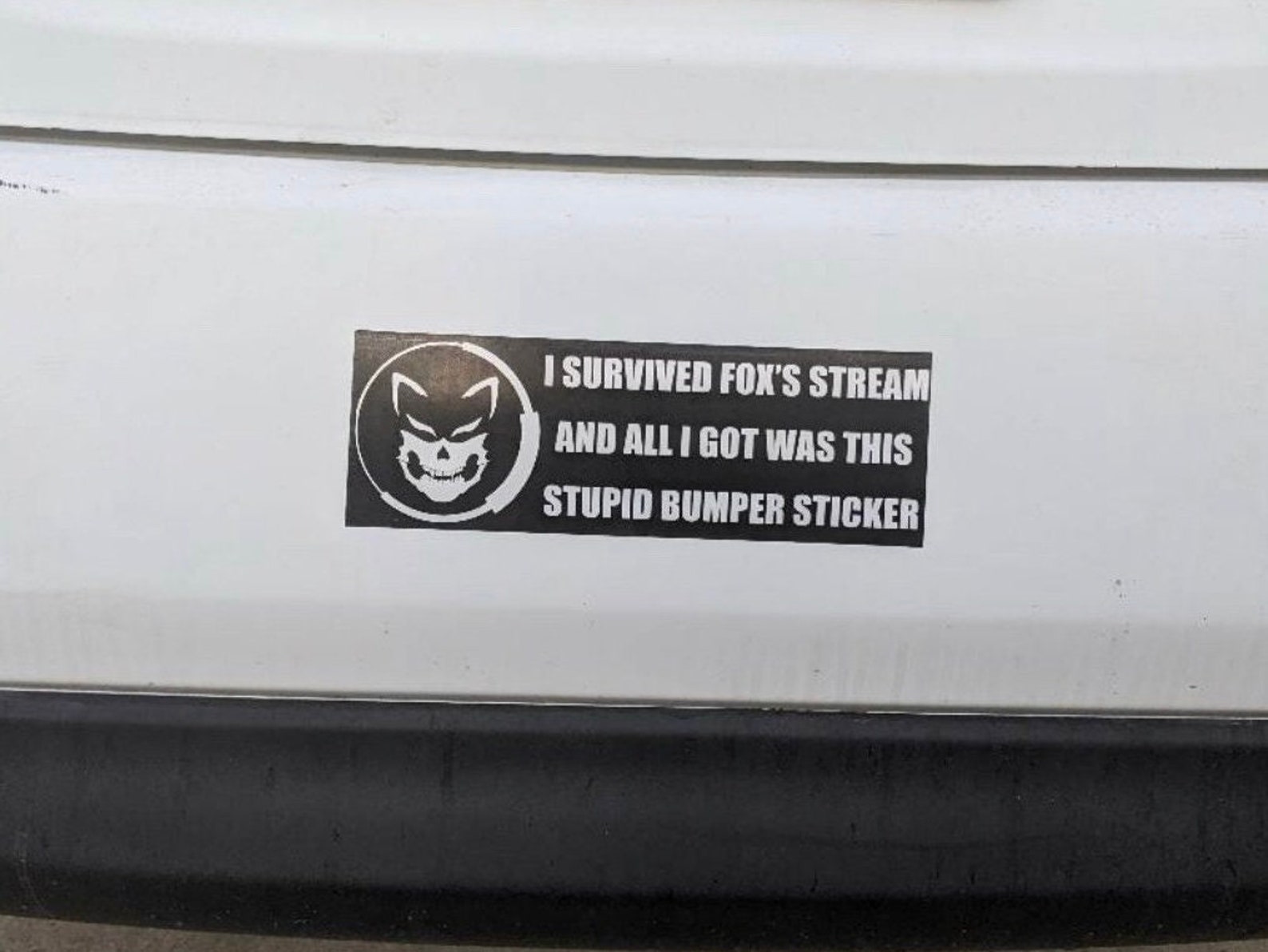 Tpof Fox Bumper Sticker Etsy