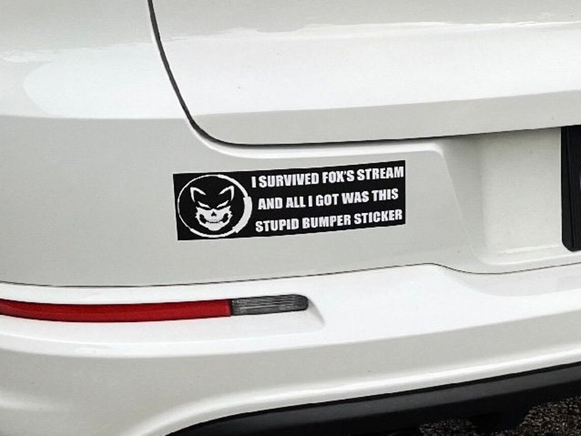 TPOF Fox Bumper Sticker - Etsy