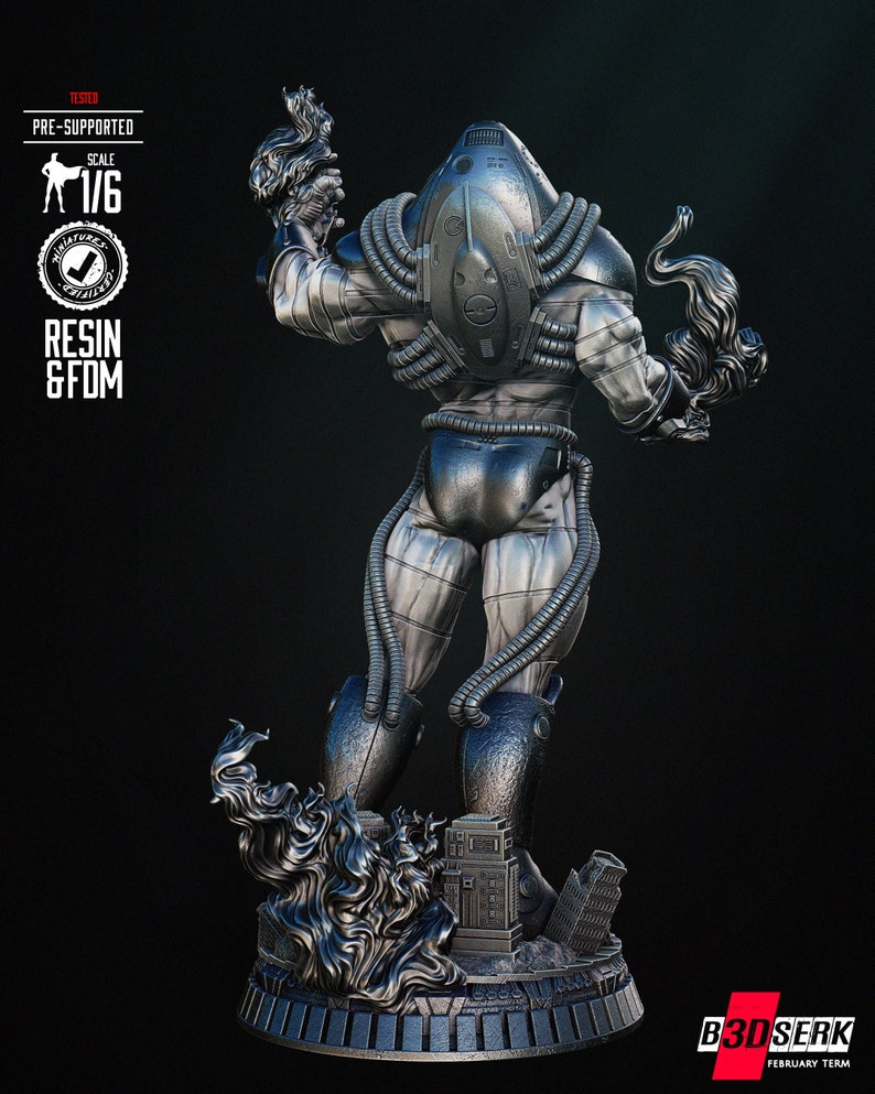 Anti-monitor - DC Printed & Painted Fan-art Statue - Etsy