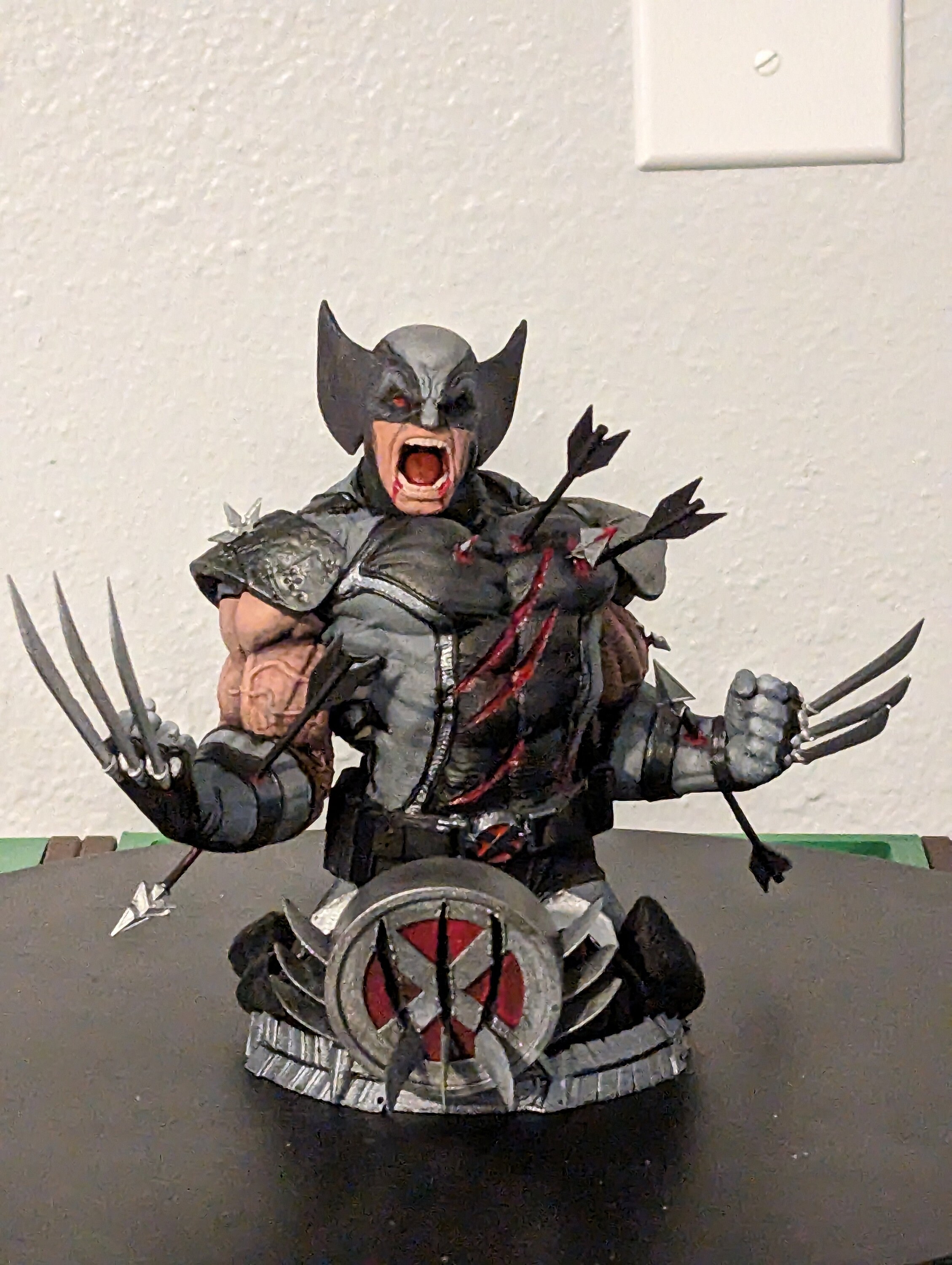 Wolverine Bust 3D Printed & Painted Fan-art Statue - Etsy