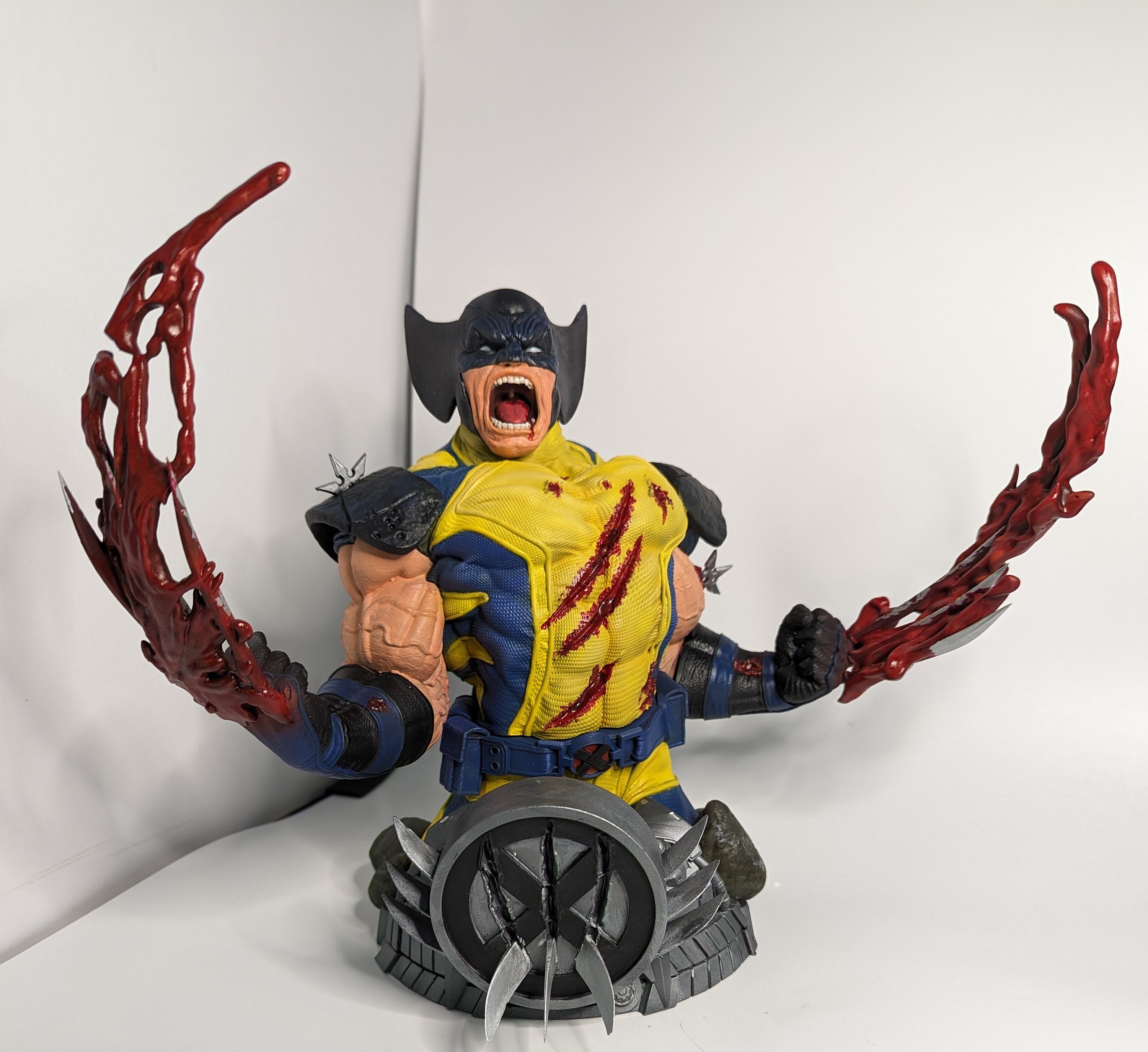 Wolverine Bust 3D Printed & Painted Fan-art Statue - Etsy