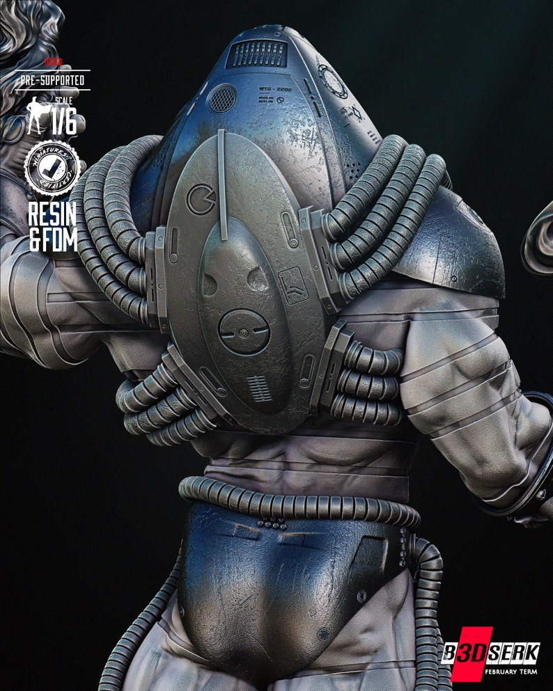 Anti-monitor - DC Printed & Painted Fan-art Statue - Etsy