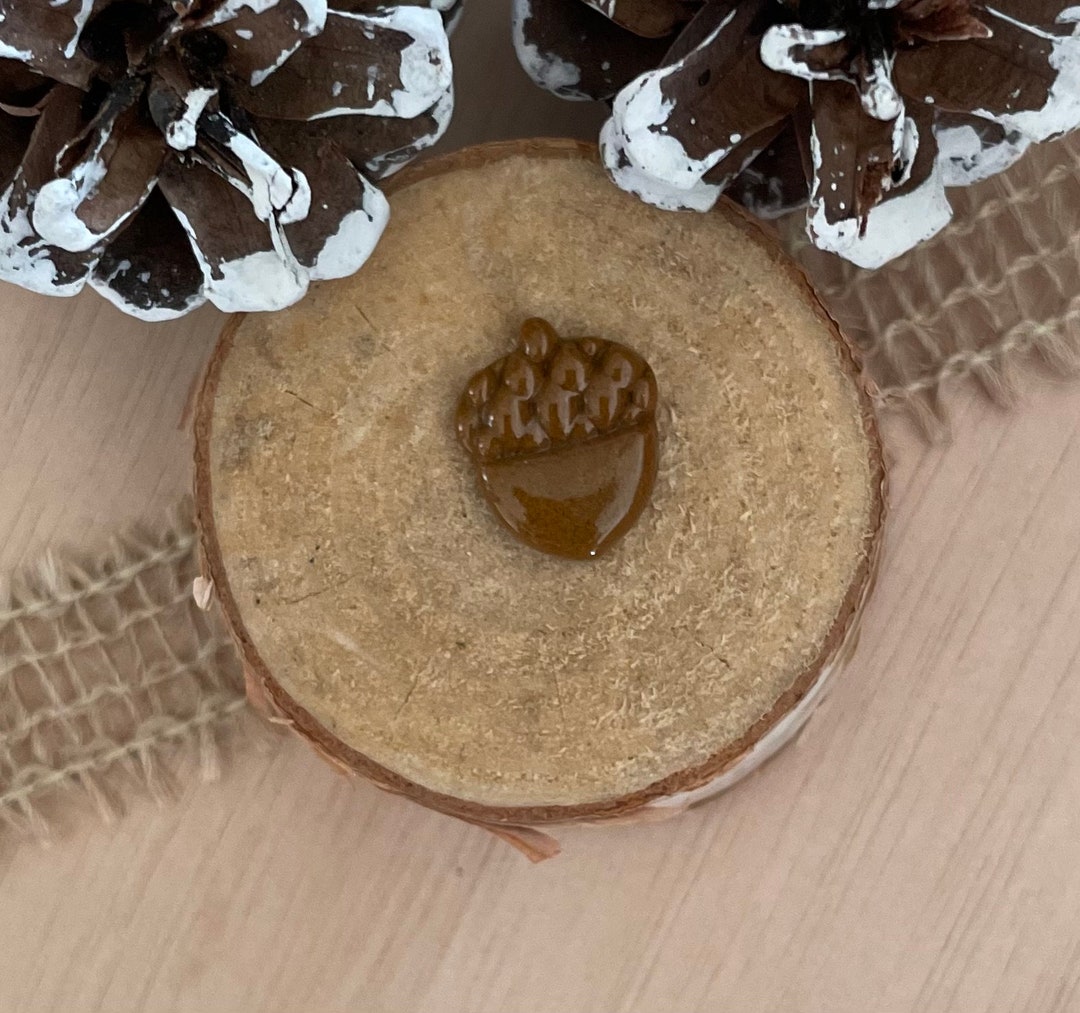 Bullseye Glass Fused Accent Shape 90 COE Mosaics Acorn - Etsy