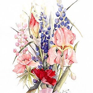 Victoria: Watercolor Print by Lyn Snow - Etsy