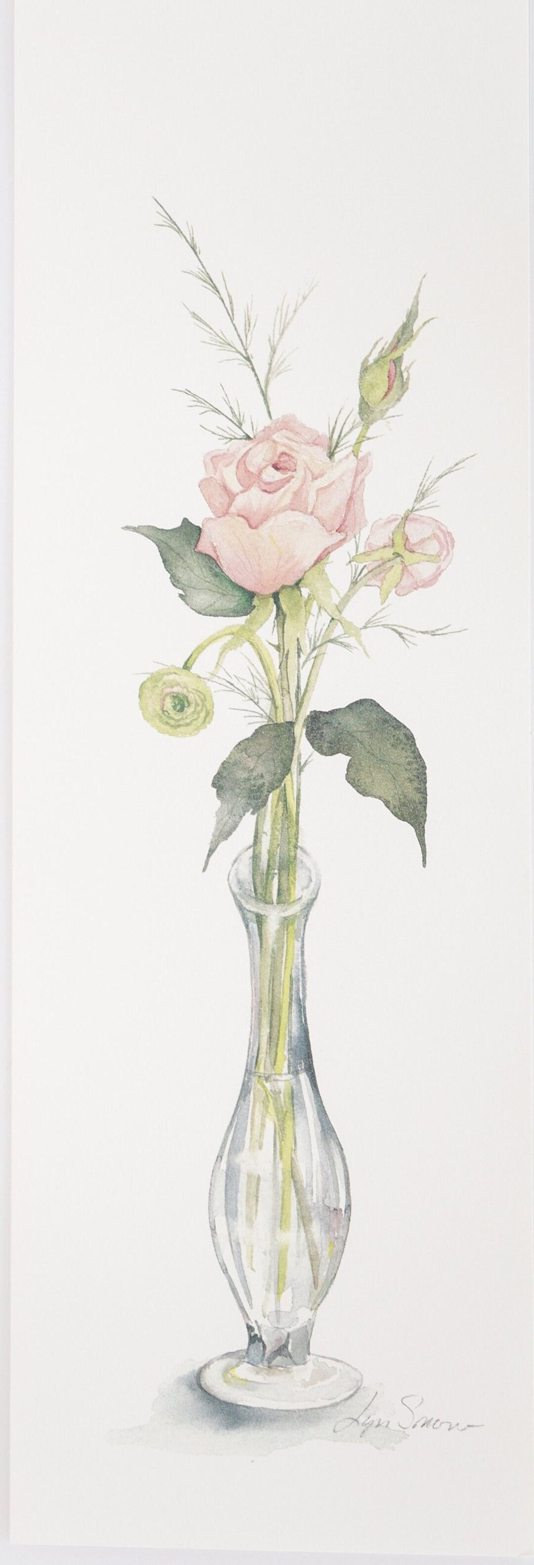 Blush: Watercolor Print by Lyn Snow - Etsy
