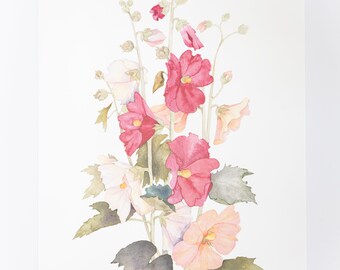Blush: Watercolor Print by Lyn Snow - Etsy