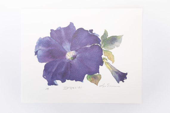 Imperial: Watercolor Print by Lyn Snow - Etsy