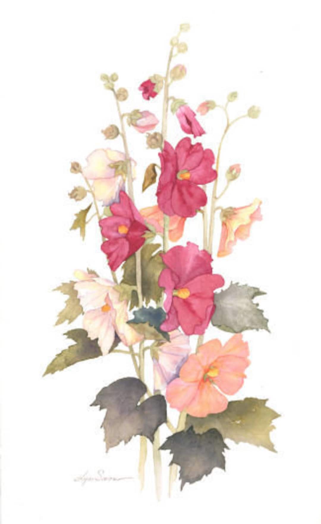 Monhegan: Watercolor Print by Lyn Snow - Etsy