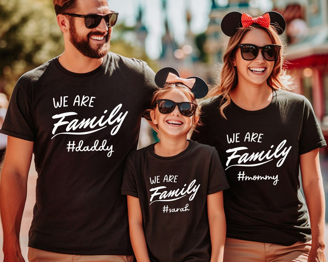 We Are Family Matching Shirts, Mom Dad Baby Tees - Etsy