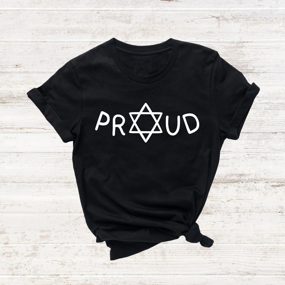 Proud Jewish T-shirt, Israel Shirt, Hebrew T-shirt, Holiday Proud Jew ...